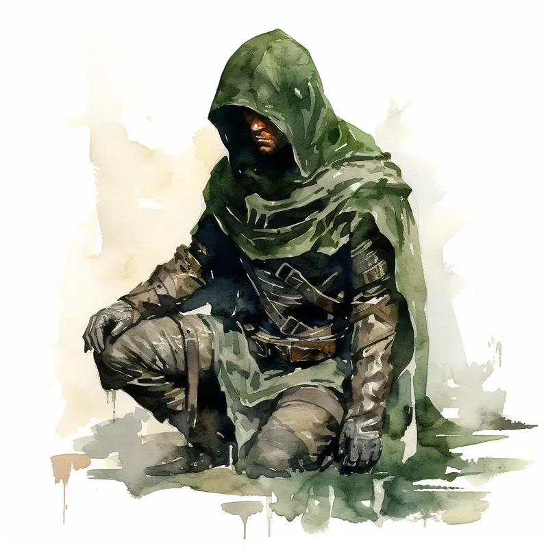 Ranger Inspired Fantasy DnD Assets Midjourney Prompt | PromptBase