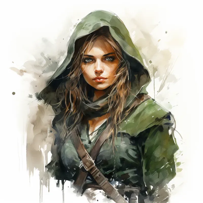 Ranger Inspired Fantasy DnD Assets Midjourney Prompt | PromptBase