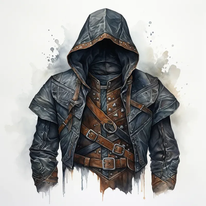 Rogue Inspired Fantasy DnD Assets Midjourney Prompt | PromptBase