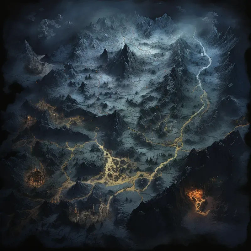 Tabletop RPG Fantasy World Maps Midjourney Prompt | PromptBase