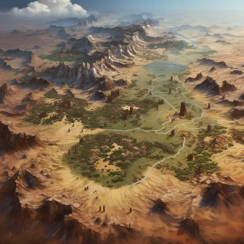 Tabletop RPG Fantasy World Maps Midjourney Prompt | PromptBase