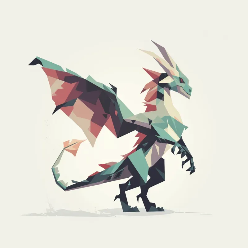 Polygon Vector Characters Midjourney Prompt | PromptBase