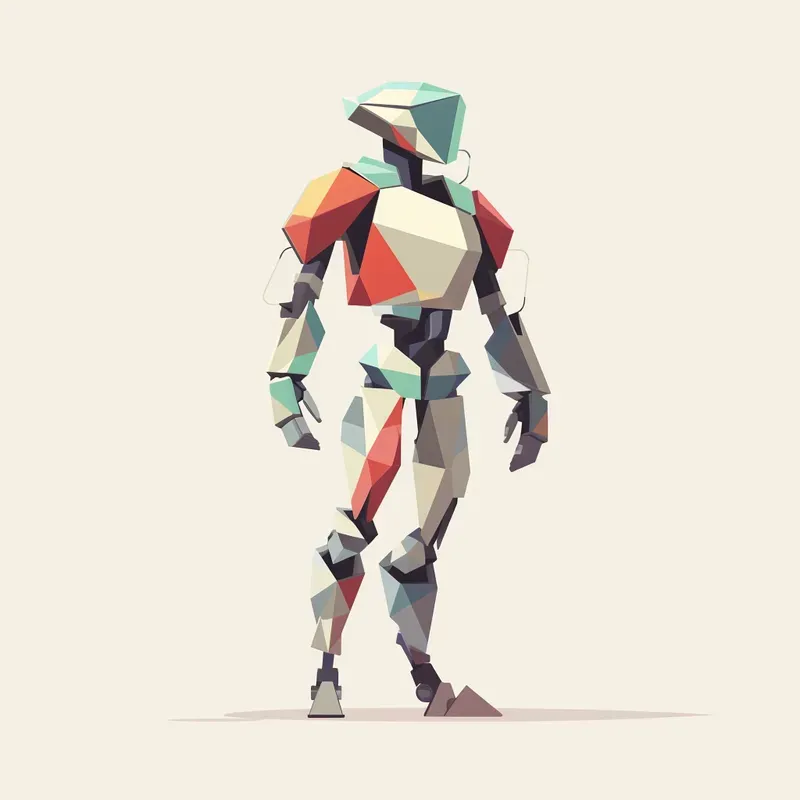 Polygon Vector Characters Midjourney Prompt | PromptBase