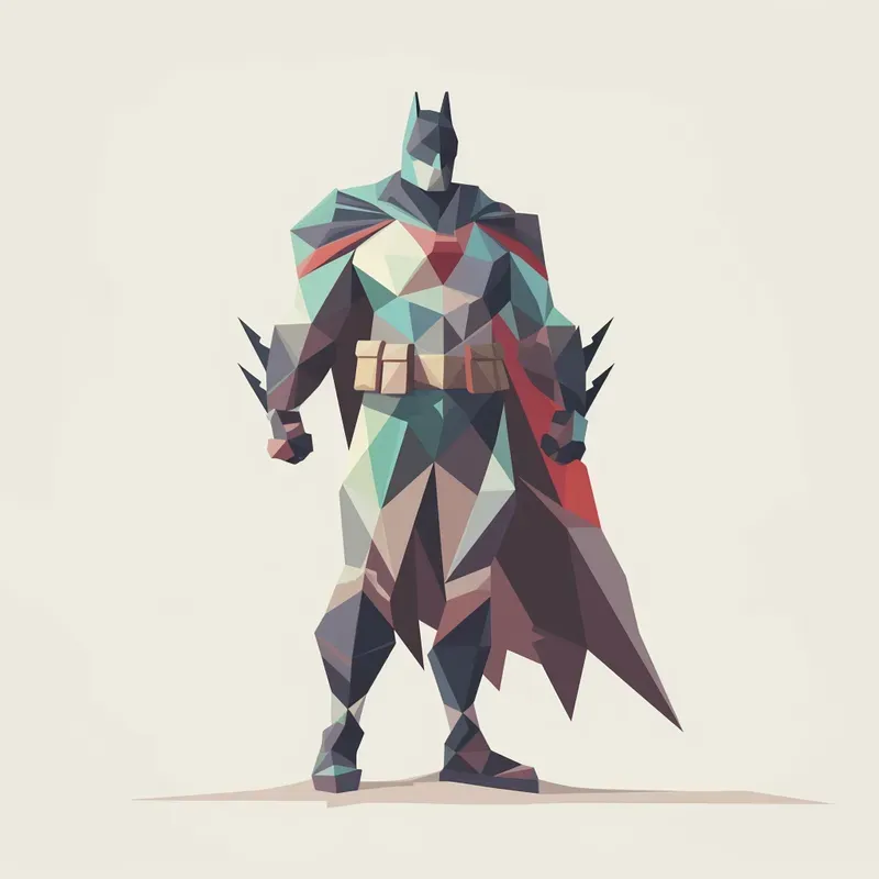 Polygon Vector Characters Midjourney Prompt | PromptBase