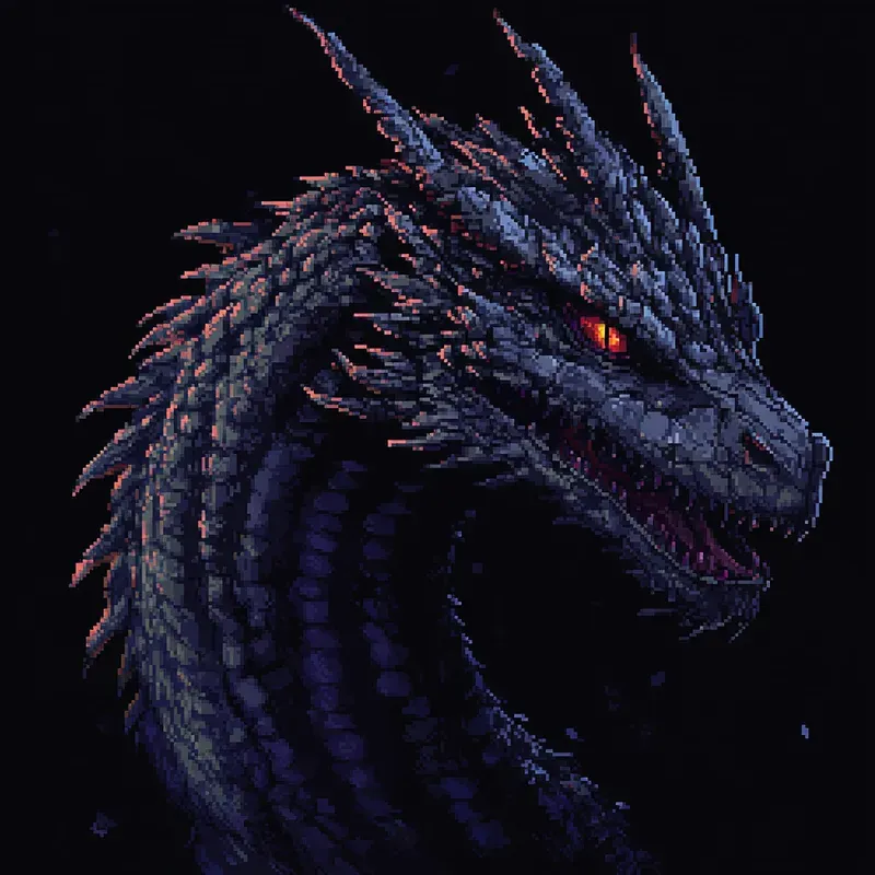 Pixel Art NFT Dark Fantasy Portraits Midjourney Prompt | PromptBase