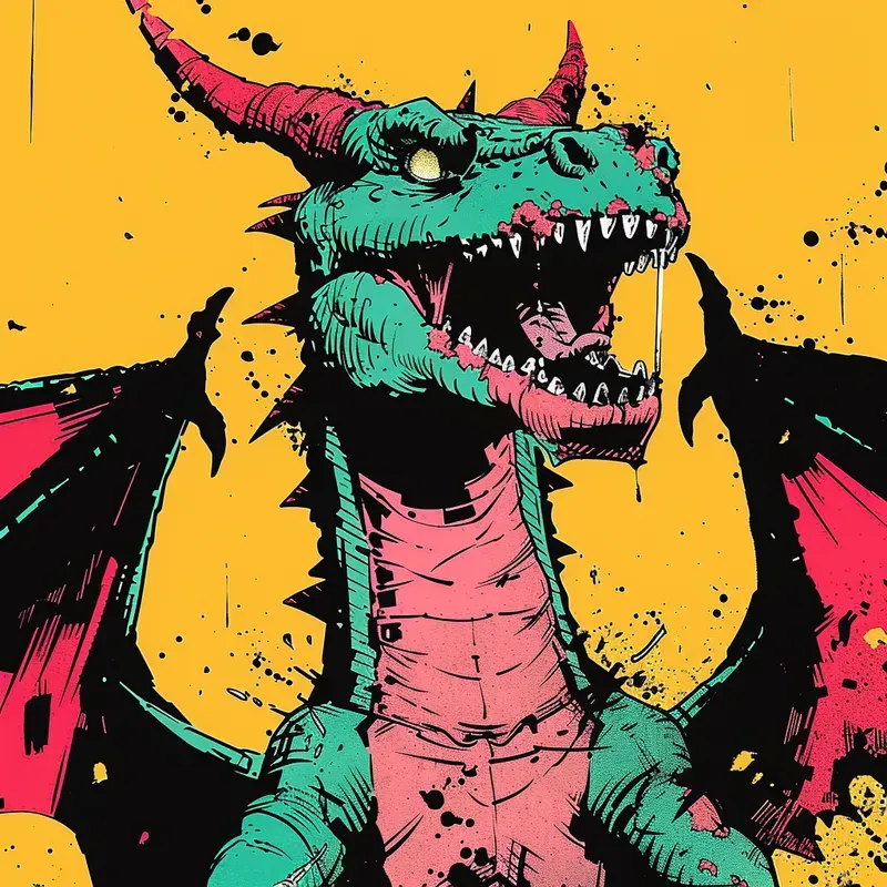 Doom Punk Fantasy Illustrations Midjourney Prompt | PromptBase