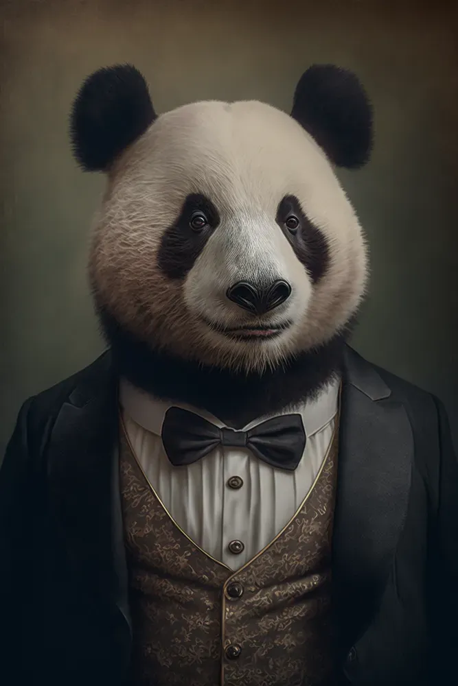 Animals In Suits Midjourney Prompt | PromptBase