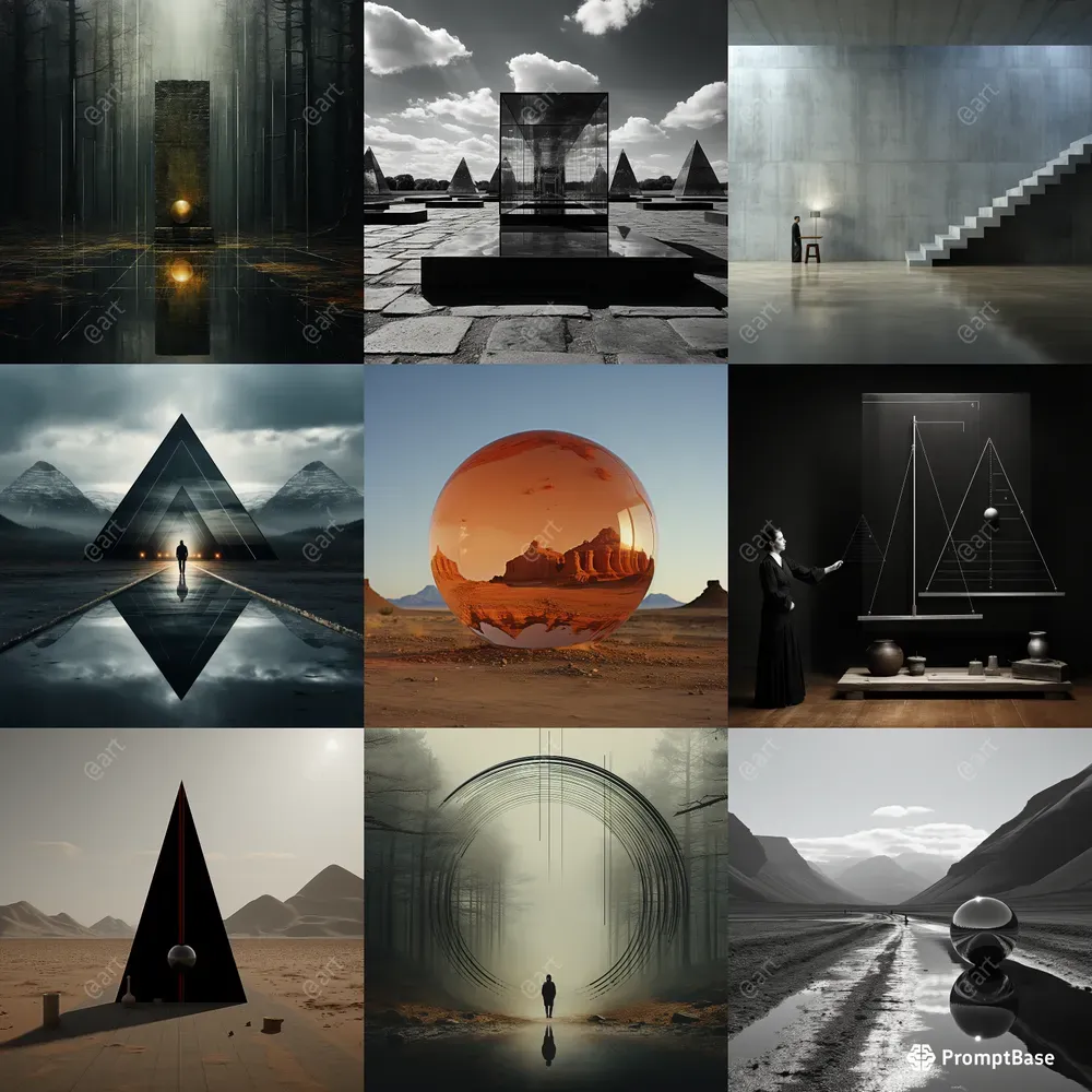 Pink Floyd Style Album Art Midjourney Prompt | PromptBase