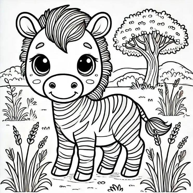 Coloring Book Pictures DALL·E Prompt | PromptBase
