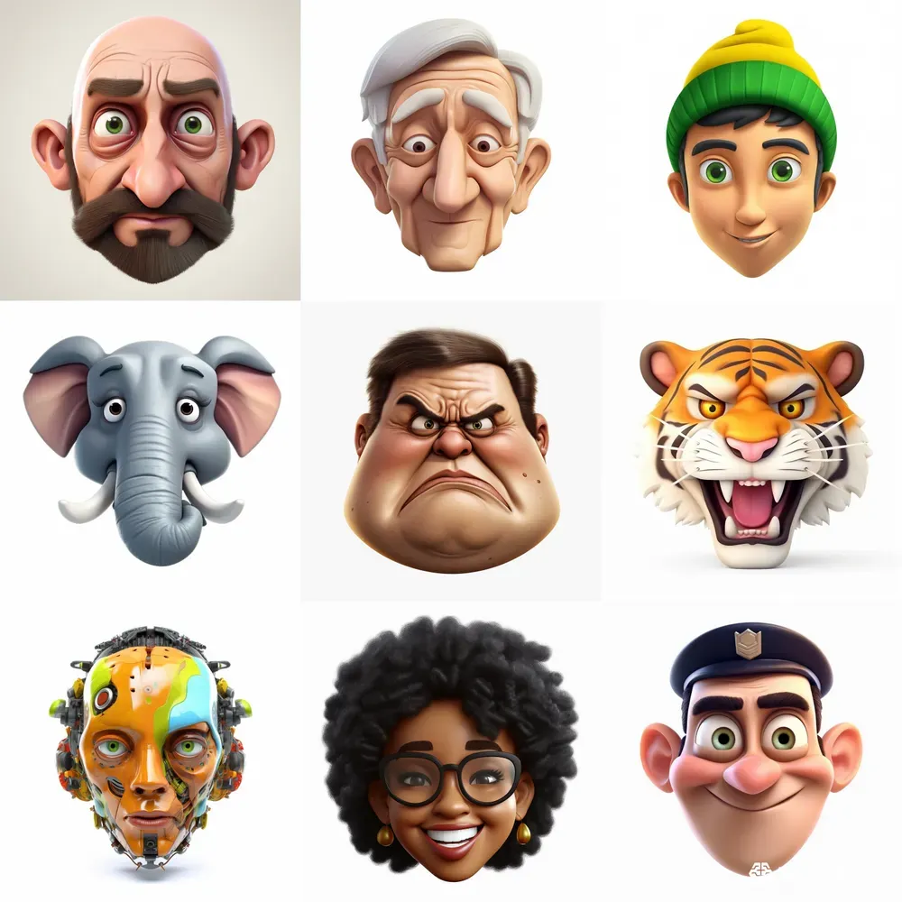 Ios And Android Avatar Profile Pictures Midjourney Prompt | PromptBase