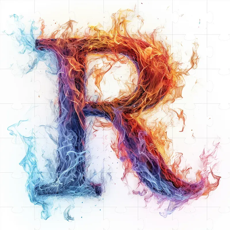 Flaming Alphabet Letters Midjourney Prompt | PromptBase