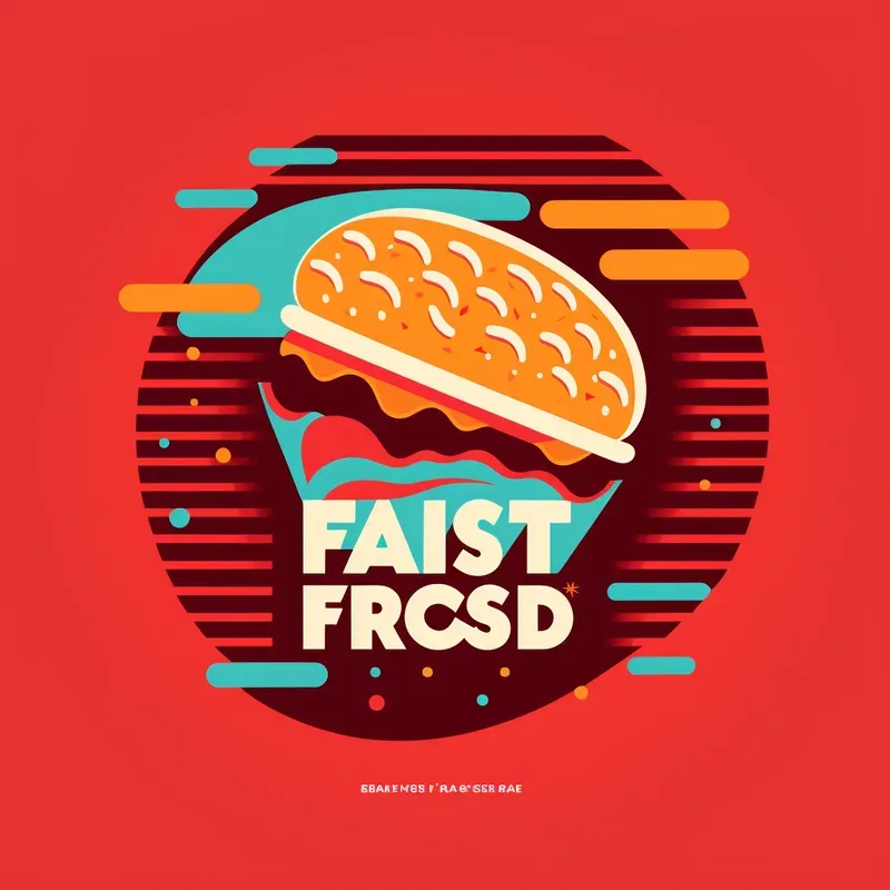 Simple Fast Food Logos Midjourney Prompt | PromptBase