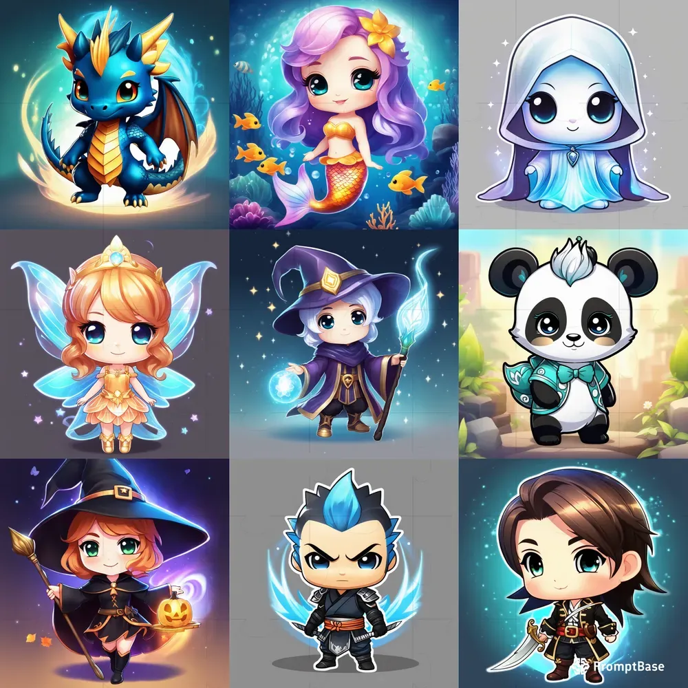 Full Body Cute Game Characters Stable Diffusion Prompt | PromptBase