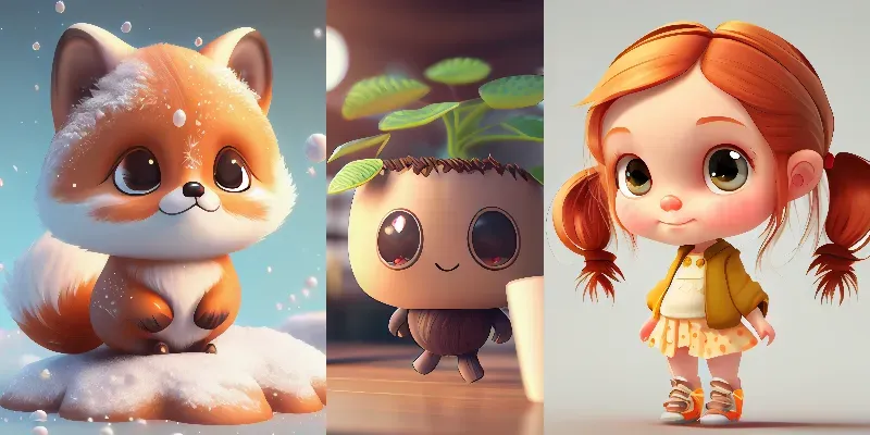 Cute Chibi Style Characters Midjourney Prompt | PromptBase