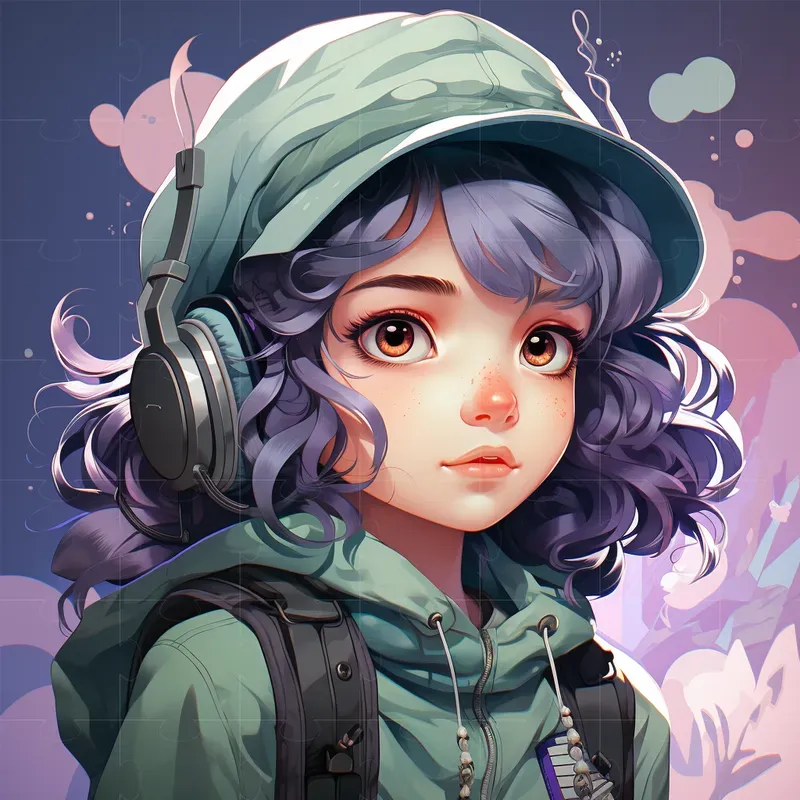 Minimalist Anime Avatars Midjourney Prompt | PromptBase