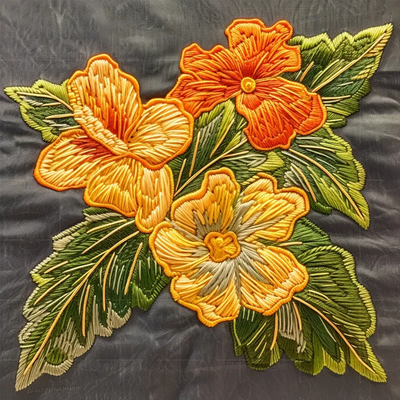 Realistic Embroidery Designs Midjourney Prompt | PromptBase