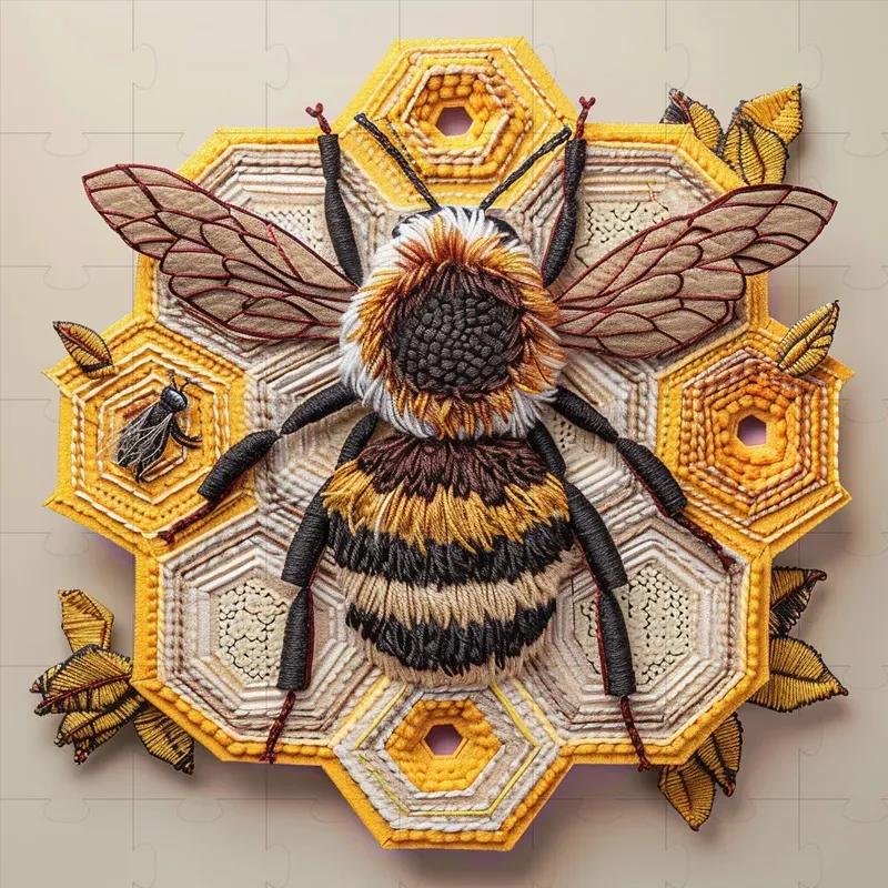 Realistic Embroidery Patterns Midjourney Prompt | PromptBase