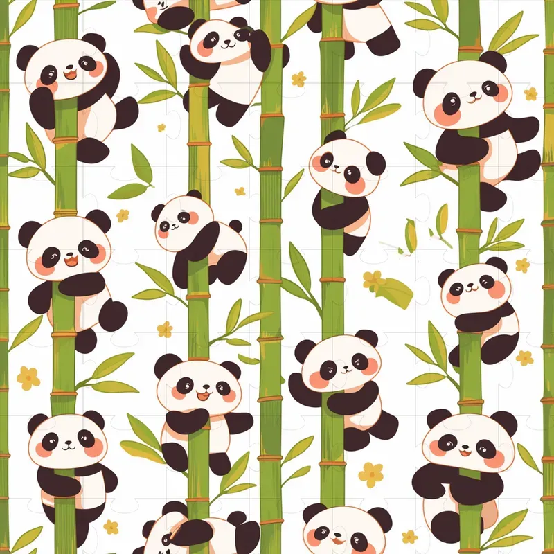 Niji Kawaii Characters Seamless Patterns Midjourney Prompt | PromptBase