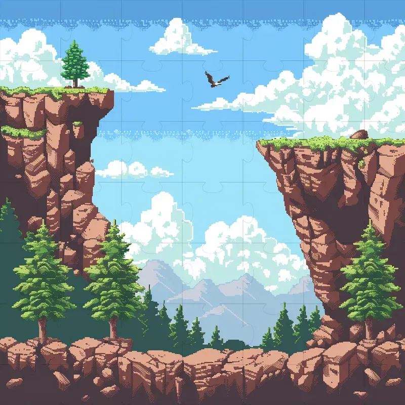 2D Pixel Art Game Backgrounds Midjourney Prompt | PromptBase