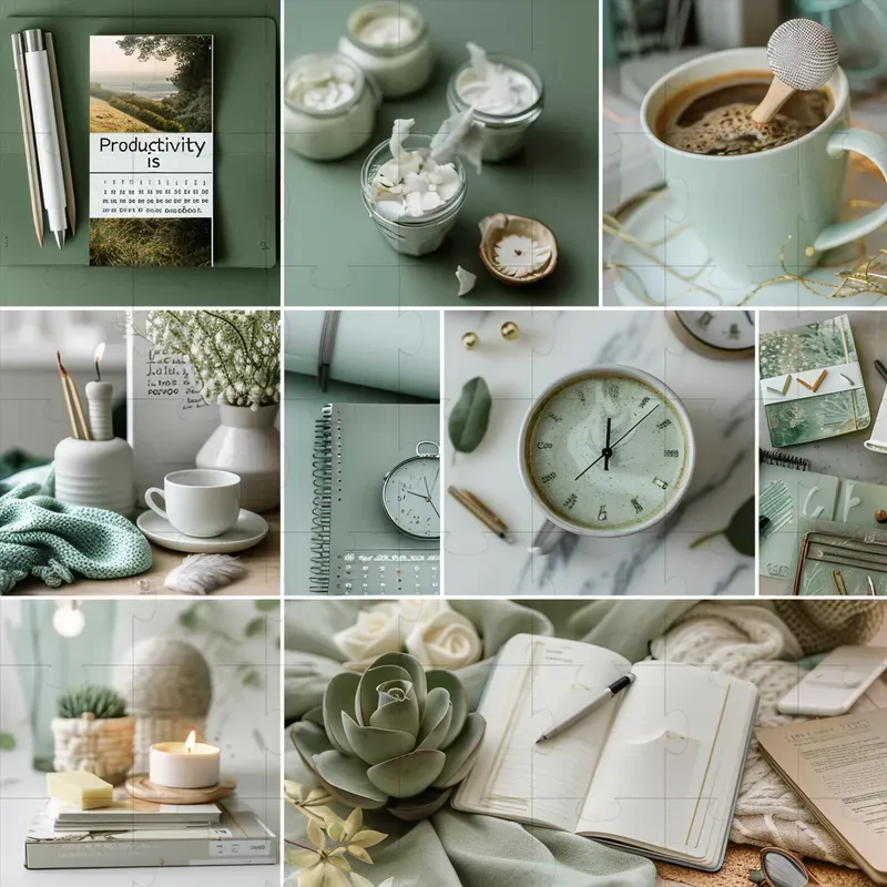 Aesthetic Moodboards For Any Type Templates Midjourney Prompt | PromptBase