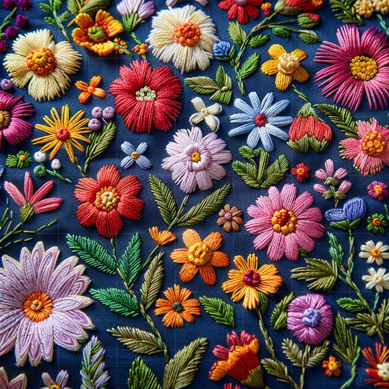 Realistic Embroidery Design Patterns Midjourney Prompt | PromptBase