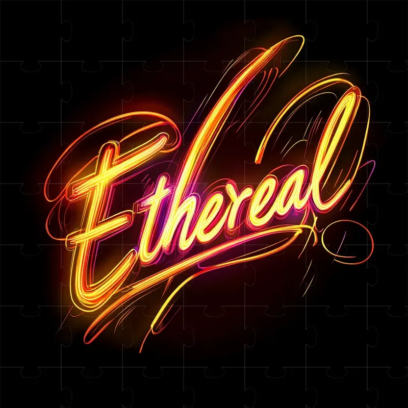 Neon Calligraphy Text Logos Midjourney Prompt | PromptBase