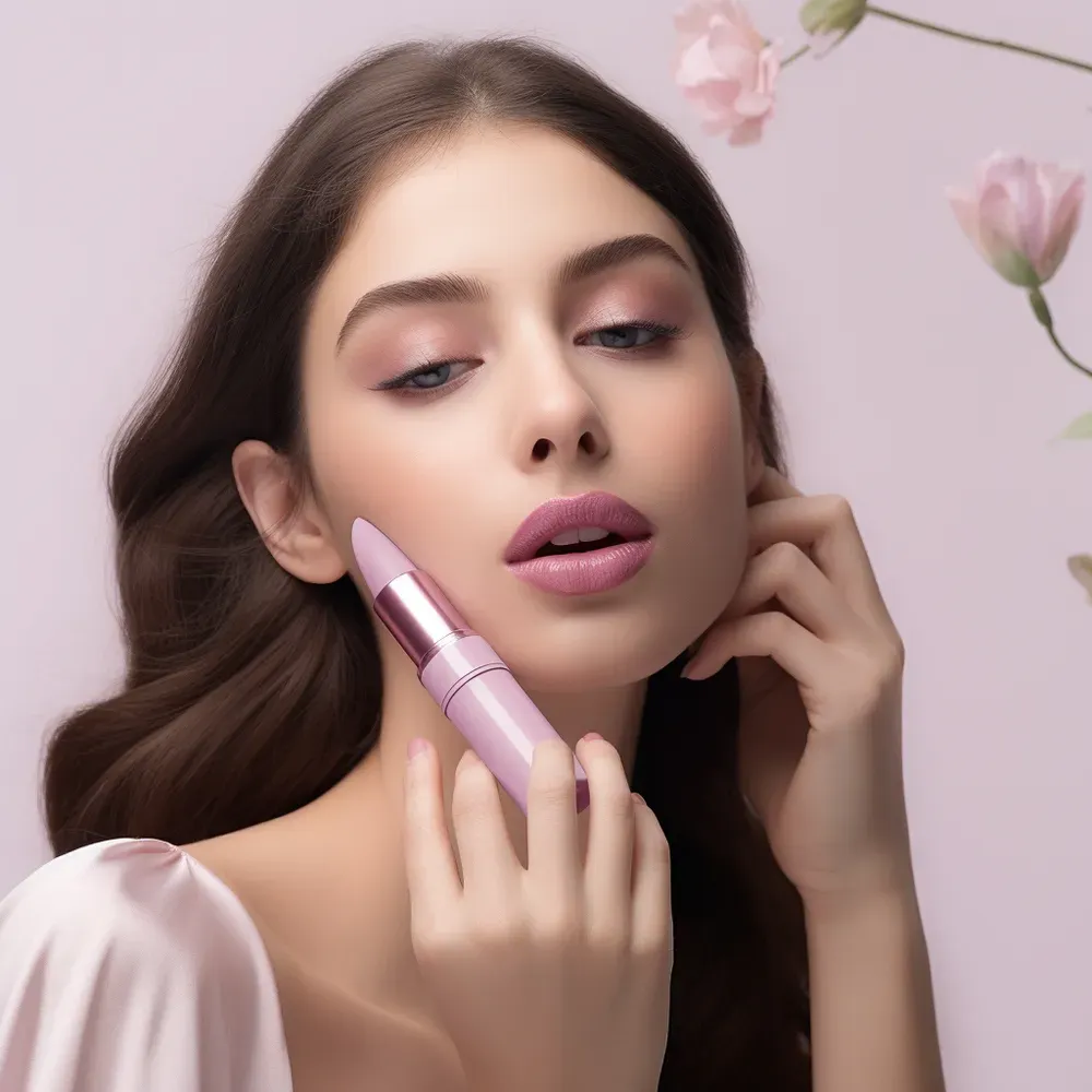 Lipstick Ad Women Portraits Midjourney Prompt | PromptBase