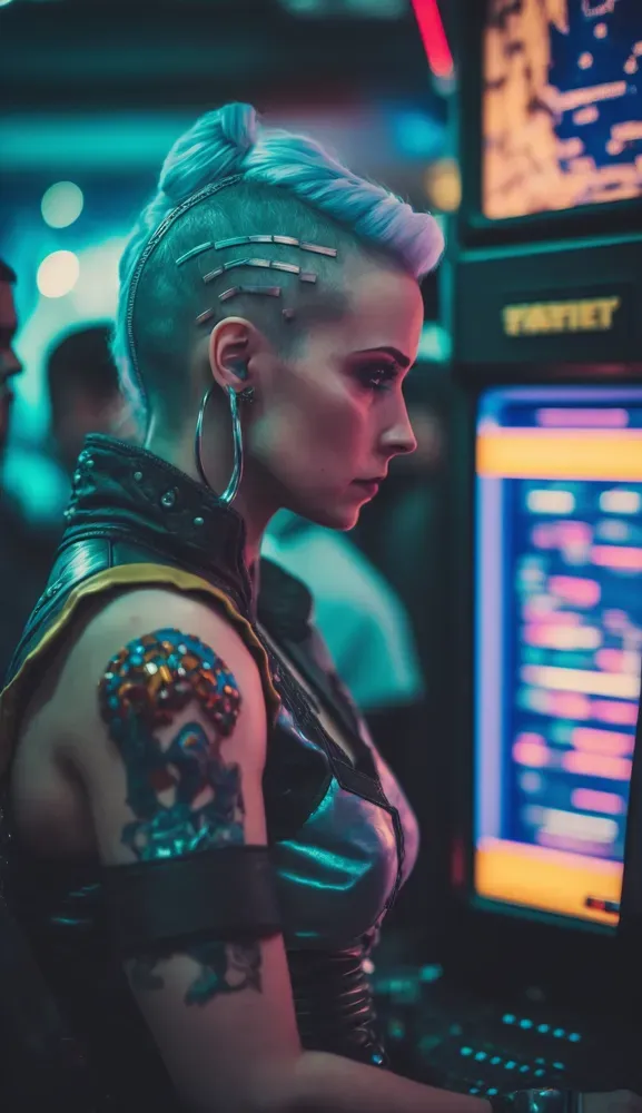 Cyberpunk Photographs Midjourney Prompt | PromptBase