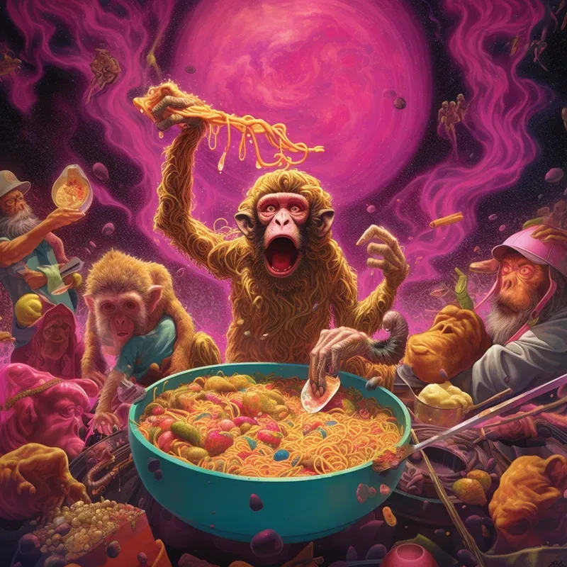 Psychedelic Wizardcore Portraits Midjourney Prompt | PromptBase