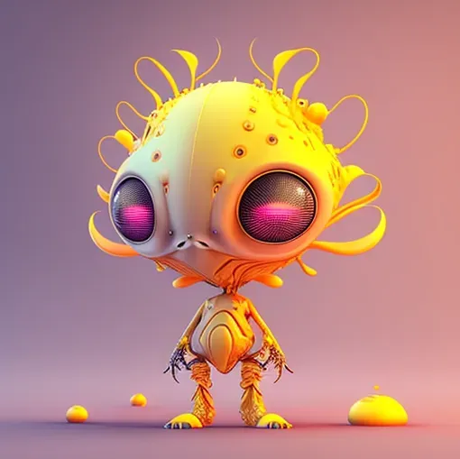 Super Cute Aliens Midjourney Prompt | PromptBase