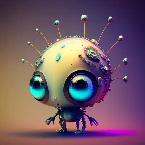 Super Cute Aliens Midjourney Prompt | PromptBase