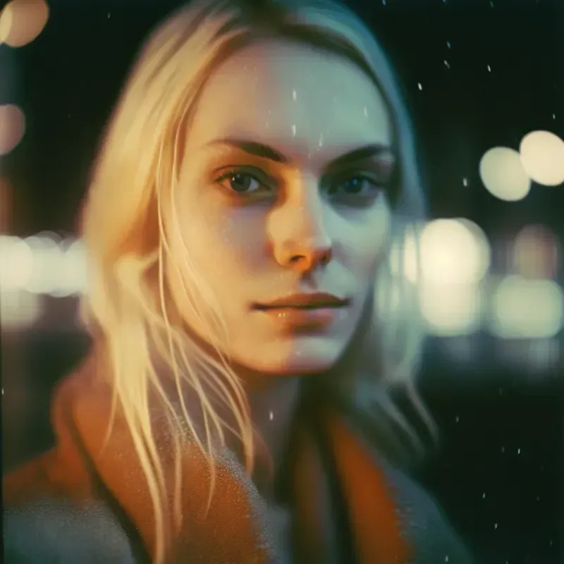 Portraits And Color Reflections Midjourney Prompt | PromptBase