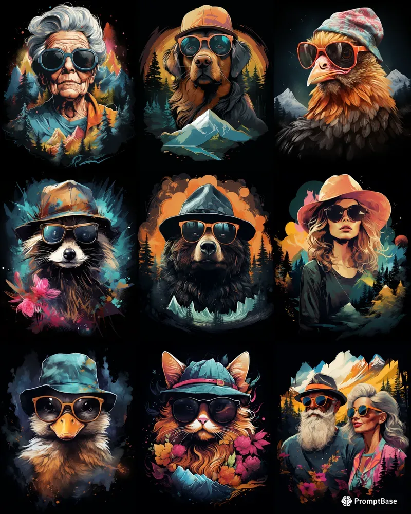 Inner Strength Cartoon Tshirt Designs Midjourney Prompt | PromptBase