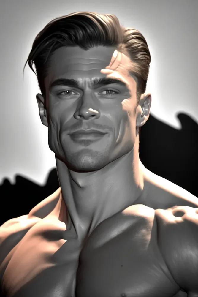 Gigachad Muscular Portraits Midjourney Prompt | PromptBase