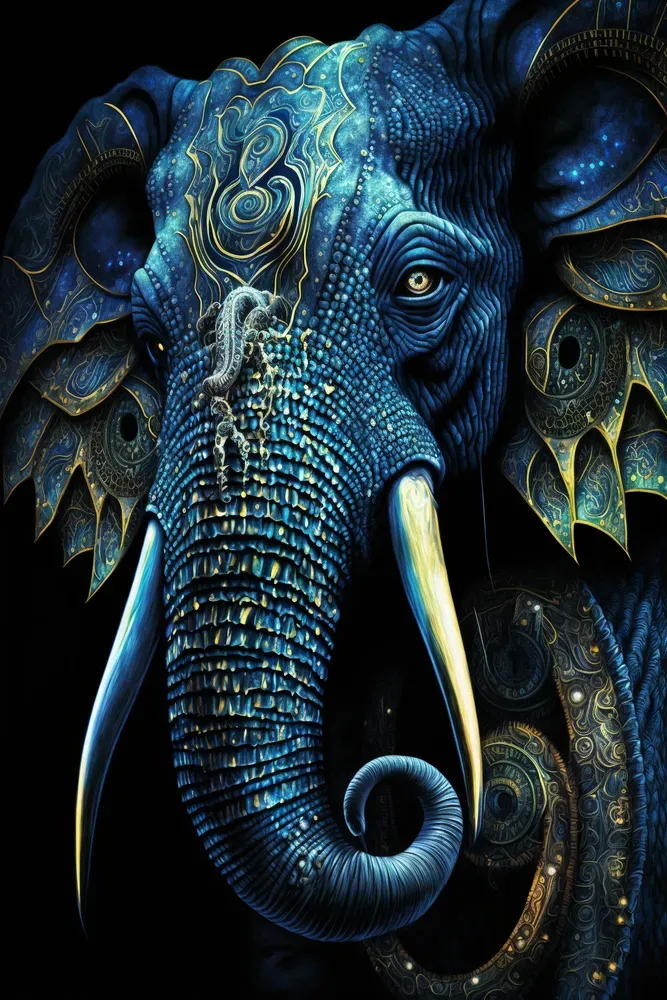 Trippy Animal Posters Midjourney Prompt | PromptBase