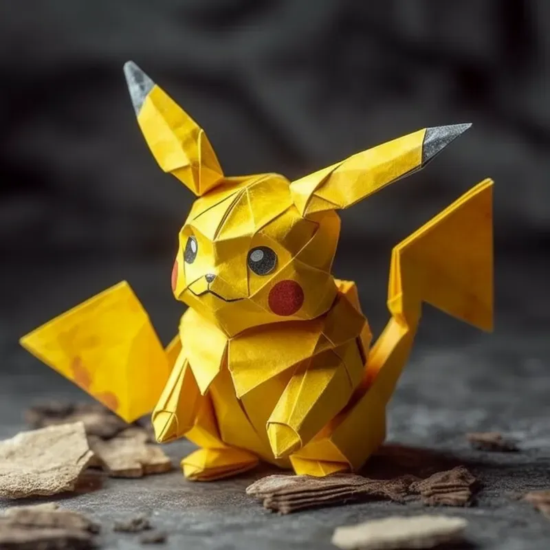 Pokemon Origami Midjourney Prompt | PromptBase