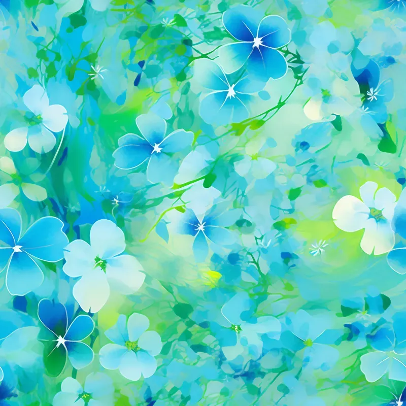 Watercolor Small Blue Flowers Patterns Midjourney Prompt | PromptBase