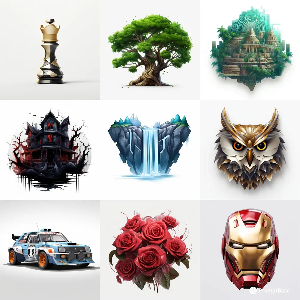 High Resolution Logo Icons For Webs Midjourney Prompt | PromptBase