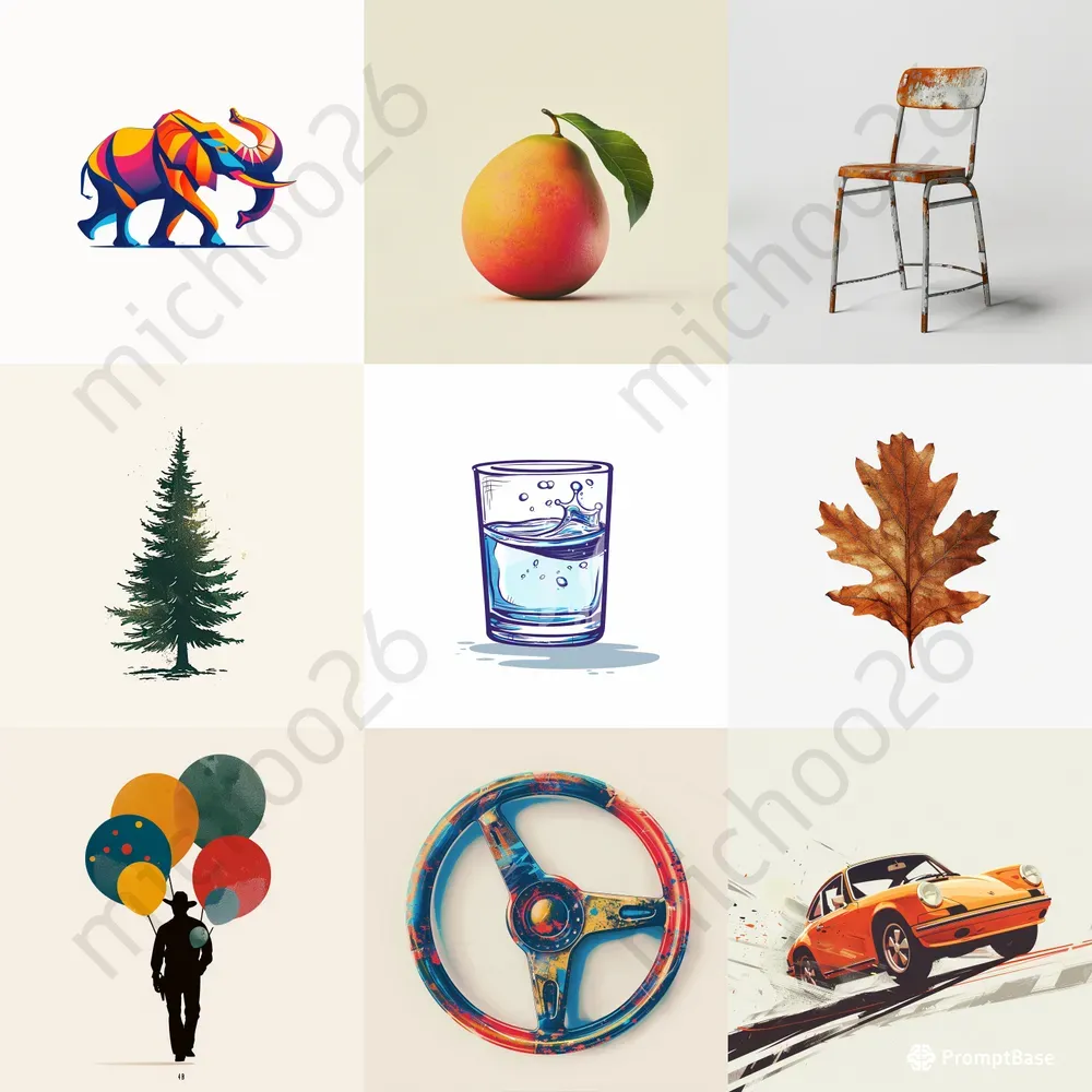 Very Simple Pictures Of Anything Midjourney Prompt | PromptBase