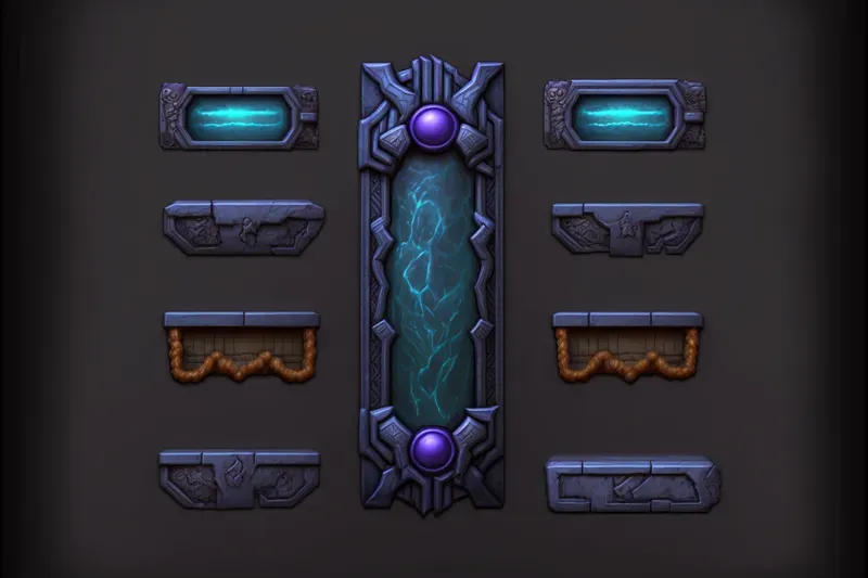 Fantasy UI Elements Midjourney Prompt | PromptBase