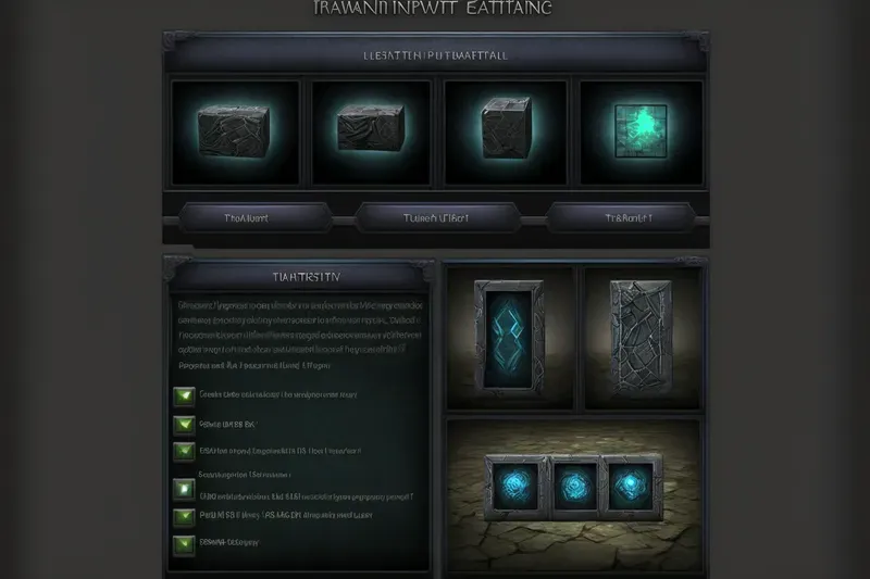 Fantasy UI Elements Midjourney Prompt | PromptBase
