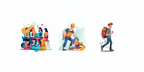 Flat Design Vector Illustrations Midjourney Prompt | PromptBase