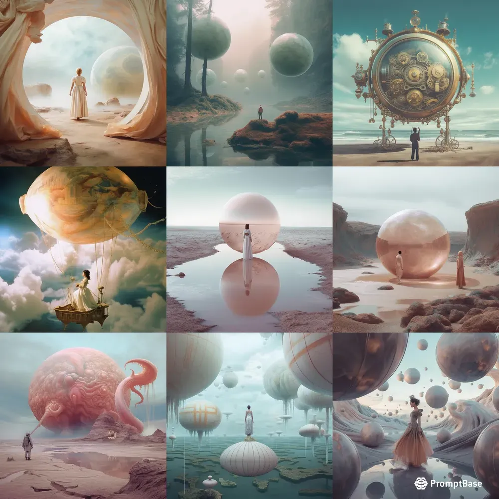 Dreamscapes Ethereal Visions Midjourney Prompt | PromptBase