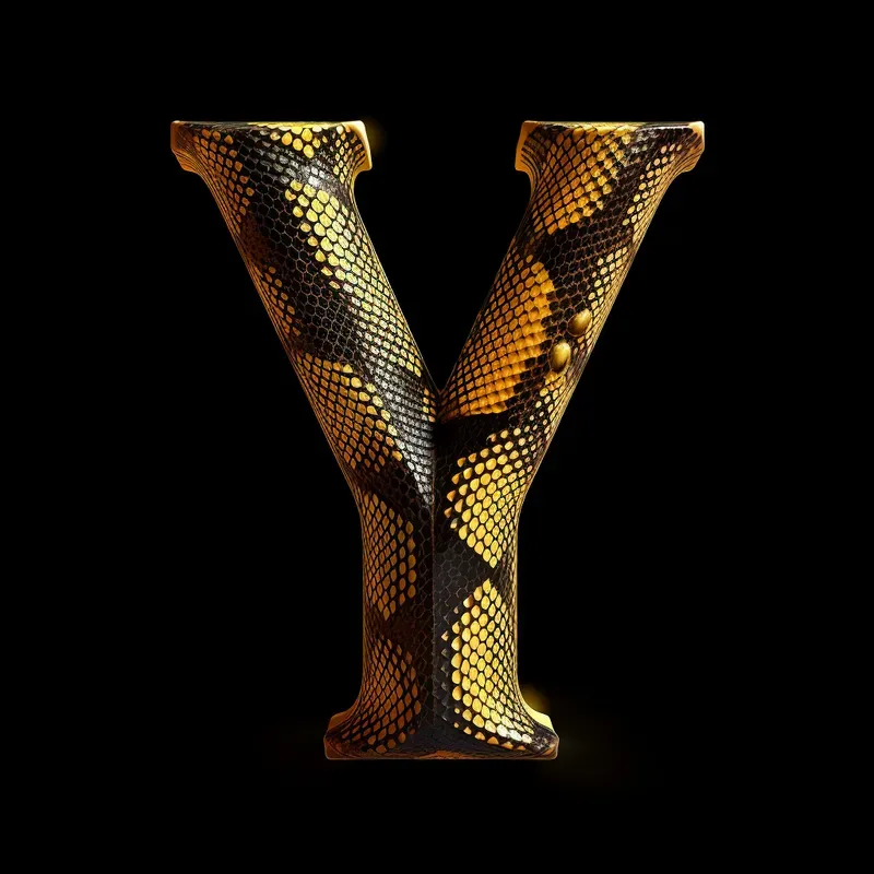 Realistic Snakeskin Logo Lettering Midjourney Prompt | PromptBase