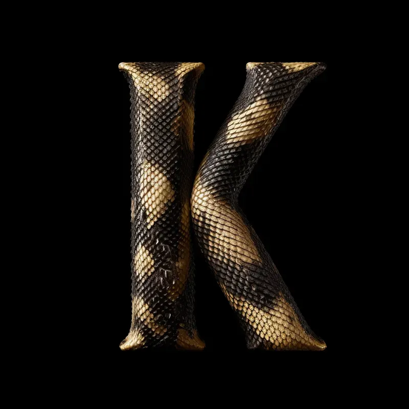 Realistic Snakeskin Logo Lettering Midjourney Prompt | PromptBase