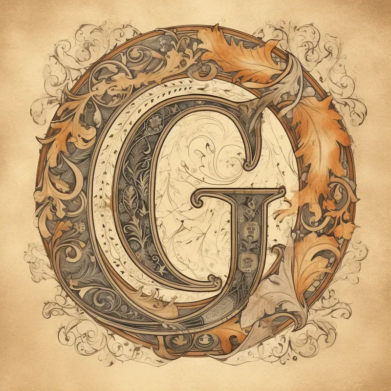 Medieval Manuscript Ornate Logo Letters Midjourney Prompt | PromptBase