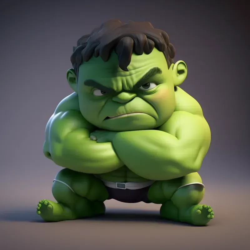 Tiny Marvel Characters Midjourney Prompt | PromptBase