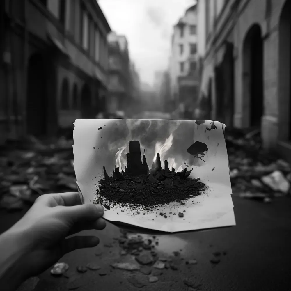 Surrealism Street Photography Midjourney Prompt | PromptBase