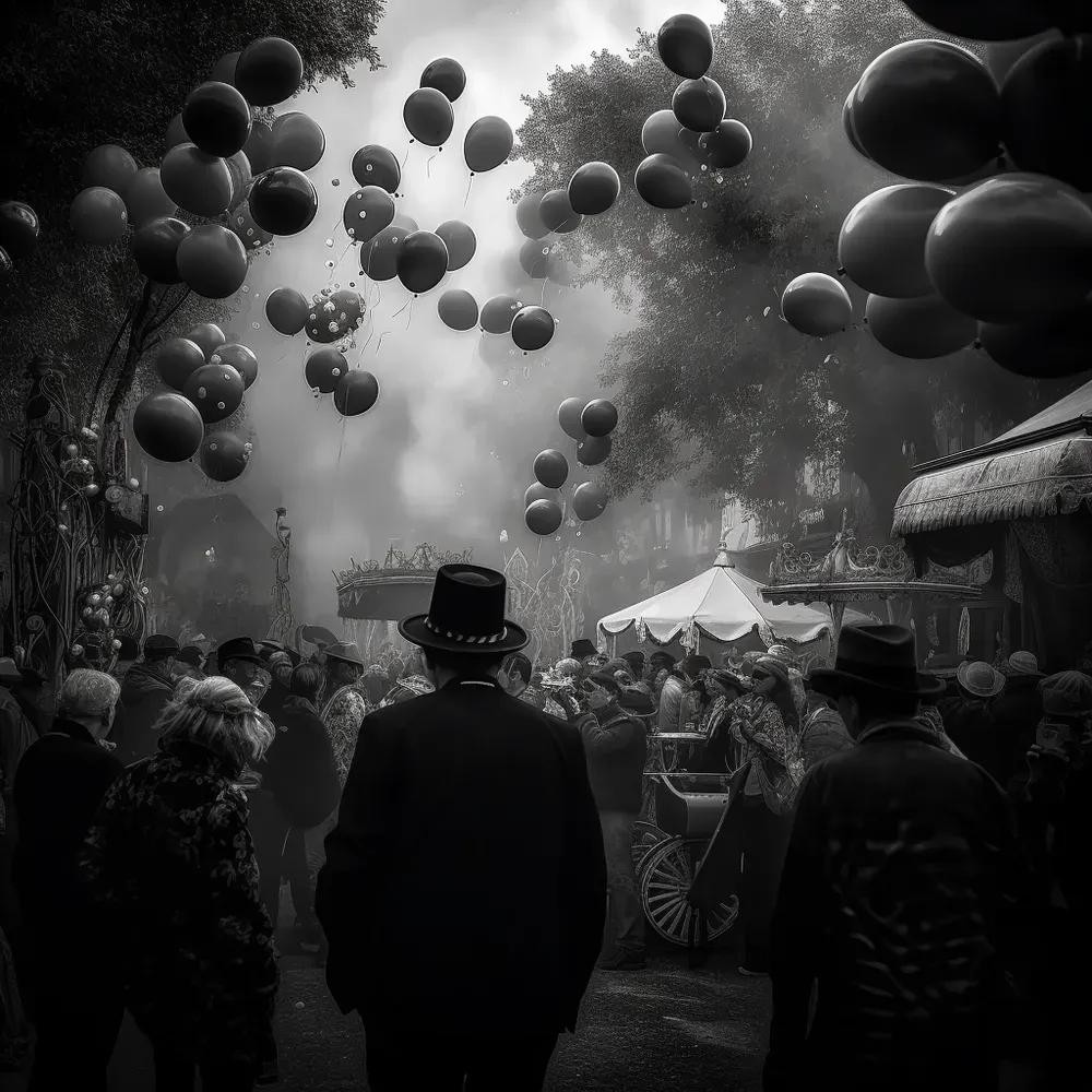 Surrealism Street Photography Midjourney Prompt | PromptBase