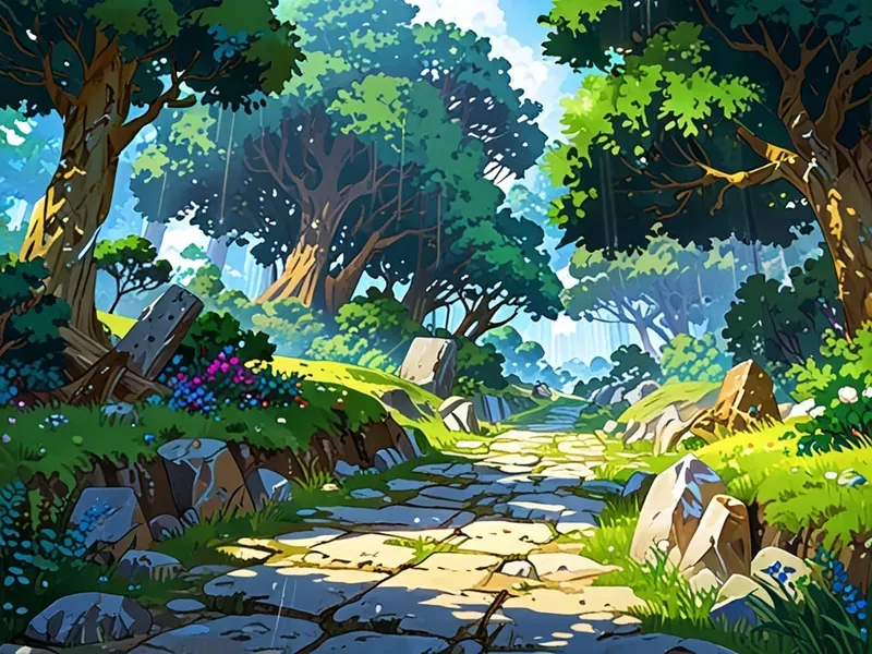 Anime Background Scene Designs Leonardo Ai Prompt | PromptBase